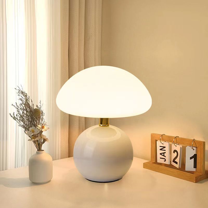 French Cream Mushroom Lamp – Avelalights Dubai